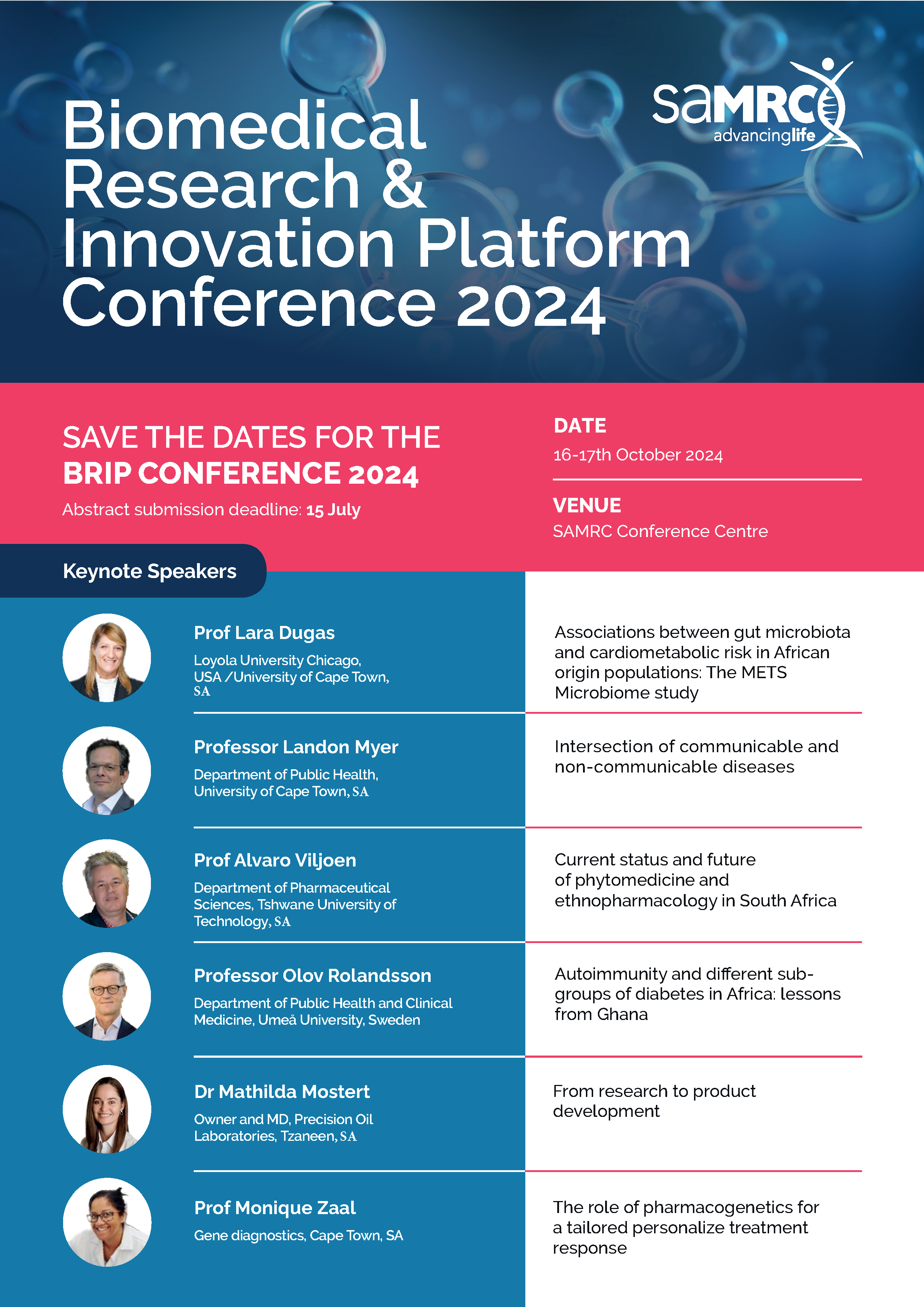 Biomedical Research & Innovation Platform Conference 2024, 16-17 ...